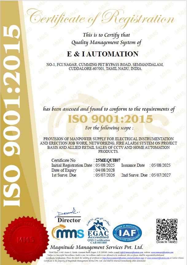 E&I Automation - Modern Solutions for Power Plant & Process Industries